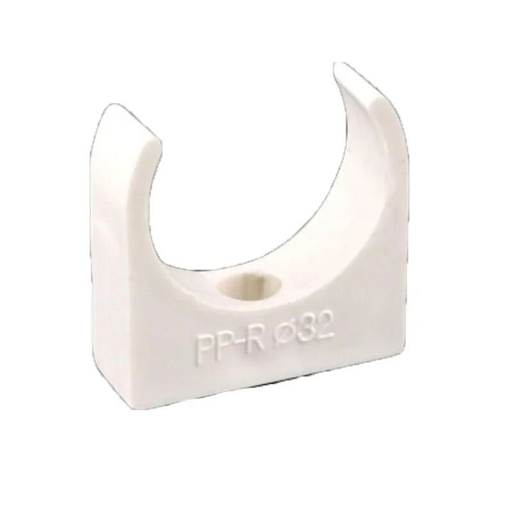 10 Pcs Diameter 16mm 20mm 25mm 32mm Plastic PPR Single U Clamp Holder ...