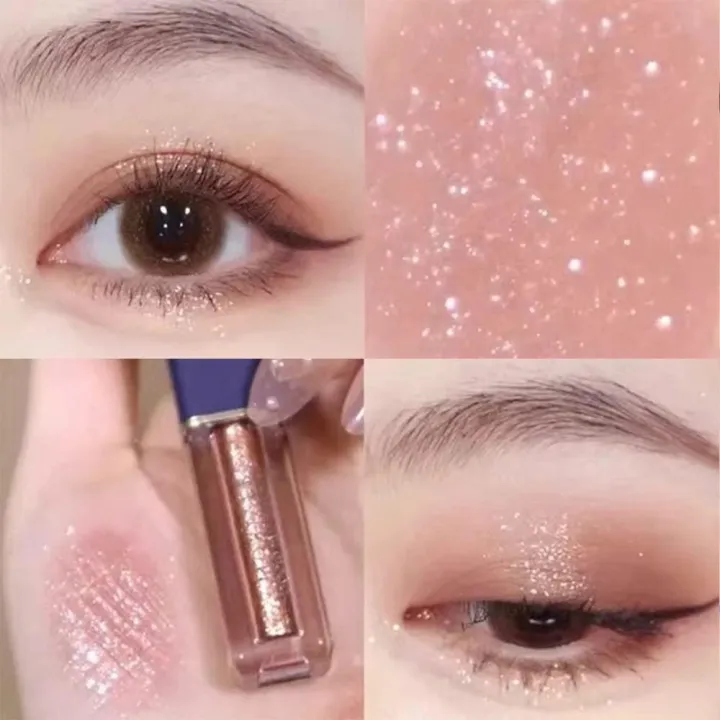 Romantic Charm 4 Pcs Liquid Eyeshadow Set – High Shine • Long Lasting ...