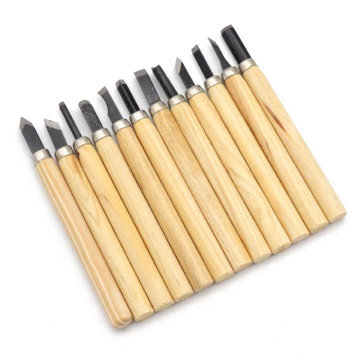 Complete 12-Pcs Chisel Set for Wood Carving & Sculpting – Perfect for ...