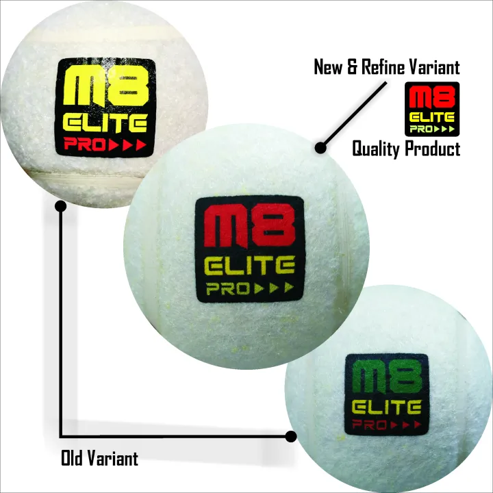 M8 Elite Pro Cricket Tape Ball / Tennis Ball | Daraz.pk