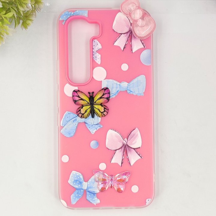 Infinix HOT 60 Pro 4G Soft Silicone Fancy Flowers And Butterfly design ...