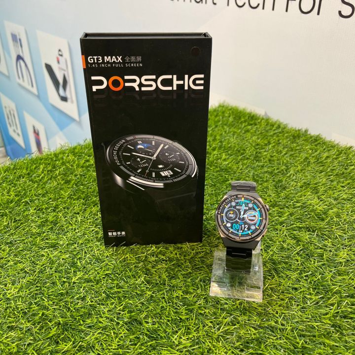 Porsche Design GT3 MAX Smartwatch - Round Shape 1.45" - 3 Straps ...