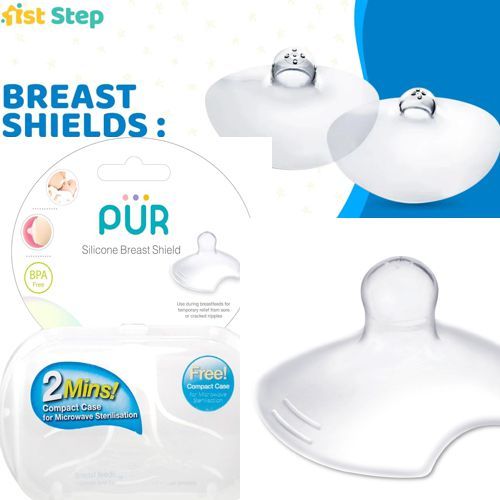 Best Quality Pack Of 2 Full Silicone Breastfeeding Shields | Soft ...
