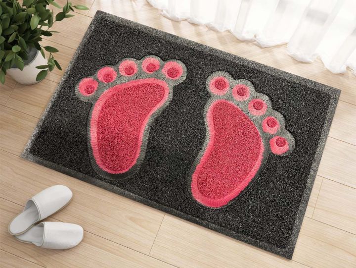 Bathroom Mat 38x58cm PVC Material Super Water Absorbent Quick Drying ...