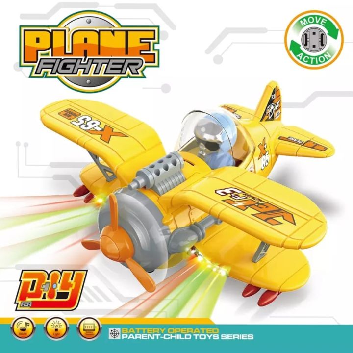 High-Performance Military Combat Airplane Toy Light Sound Take-Off ...