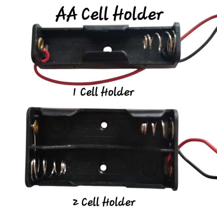 2 Cell & 1 Cell AA Cell Holder Square Case Housing in Pakistan, AA ...
