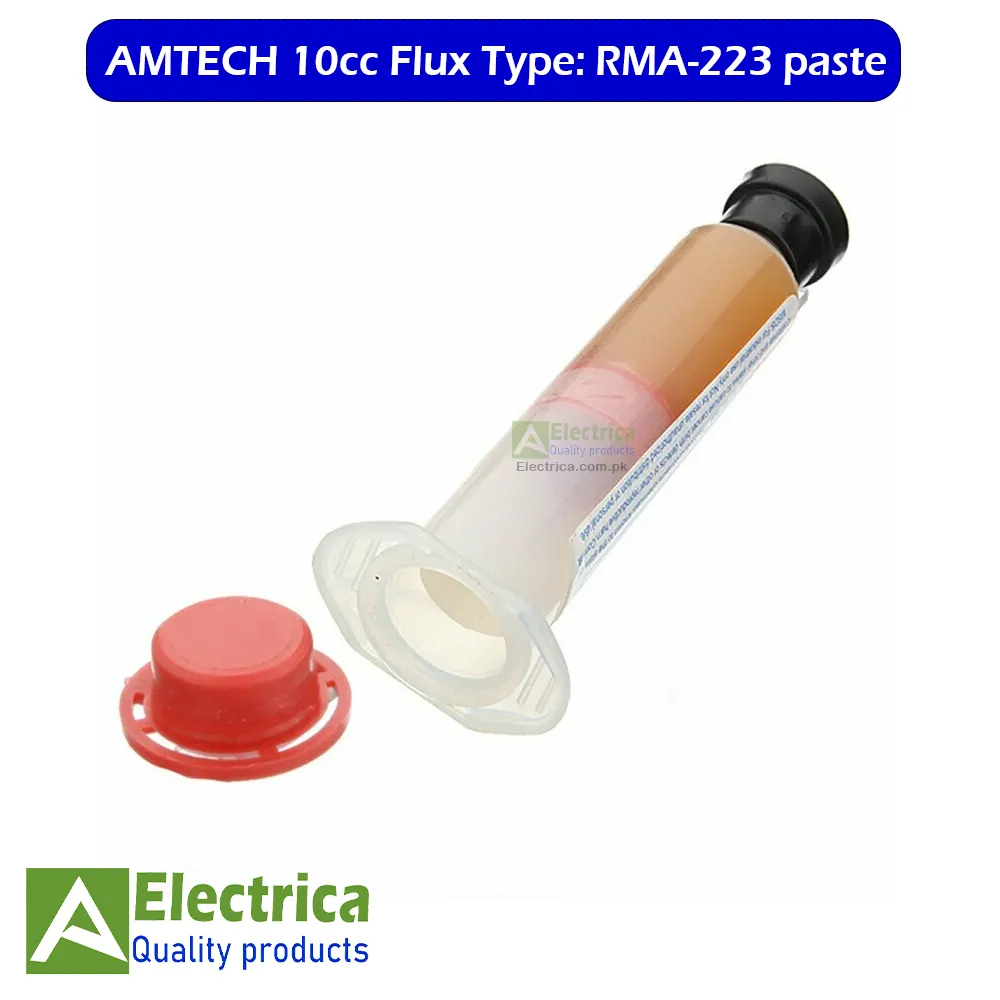 pack of 5 pcs of Best Quality AMTECH 10cc Flux Type: RMA-223 Soldering ...