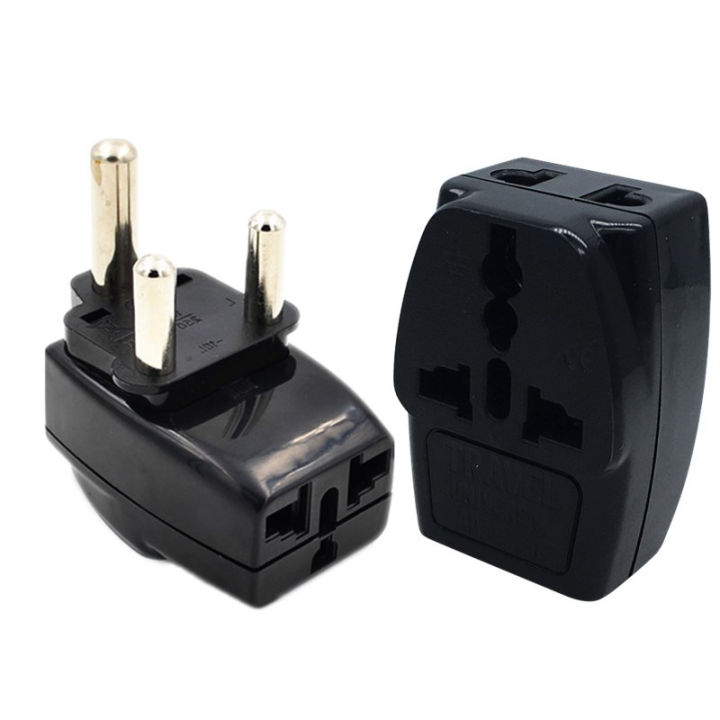 South Africa Travel Adapter Type M Large 15 amp BS 546, 2 Port Multi ...