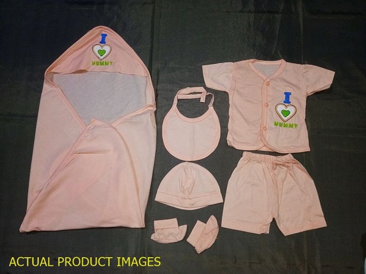 Pack of 6 Summer Clothing Set for Newborn Baby - New Born Baby Summer ...