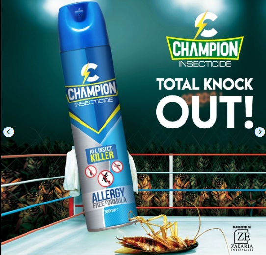 Champion Blue Branded All Insect Killer Insecticide 300 ml | Daraz.pk
