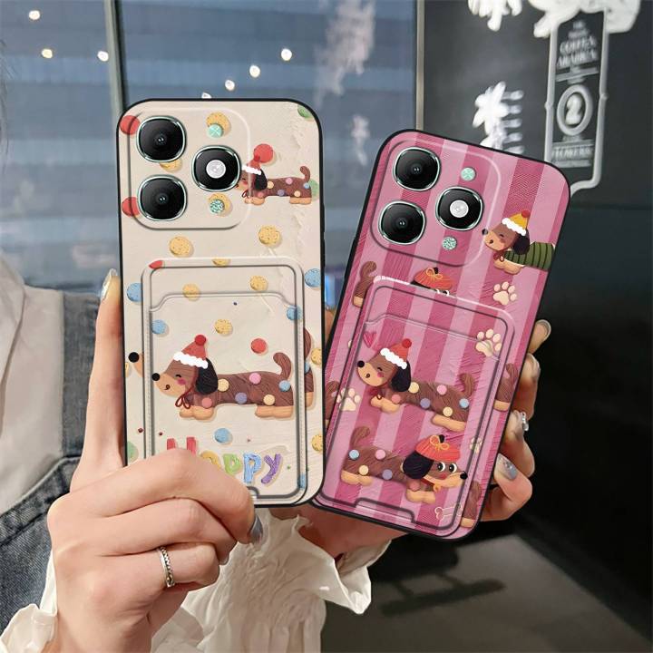 Card slot Silicone Phone Case For itel A90 Anti-knock Fashion Design ...