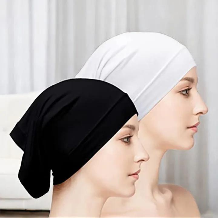 Plain Under Scarf Hijab Cap for Women - Available in Multiple Colors | Daraz.pk