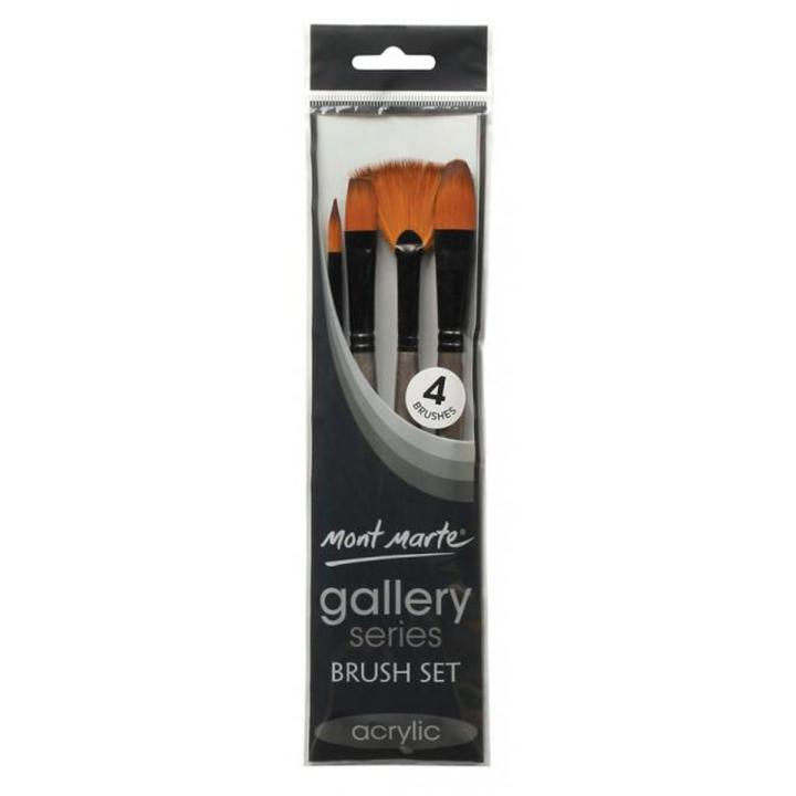 Gallery Series Brush Set Acrylic 4pce BMHS0015 | Daraz.pk