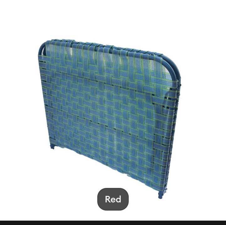 AS Folding Bed - Blue & Red(Folding charpai) | Daraz.pk