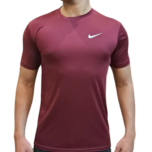 Nike Dri-Fit Tee - Maroon | Daraz.pk