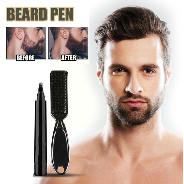 Beard Pen Barber Pencil And Brush Beard Enhancer Lasting Beard ...