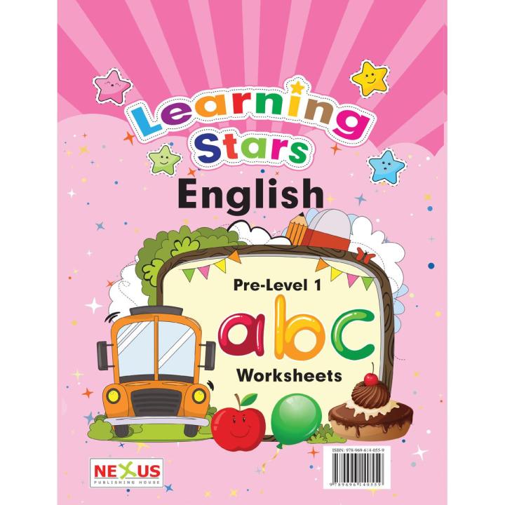 Learning Stars English Worksheet Pre-Level 1 | Daraz.pk