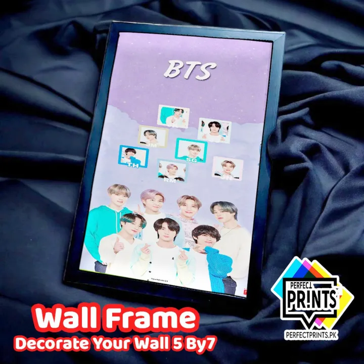 BTS Amazing BTS Decorating Your Wall Frame Lover BTS | Daraz.pk