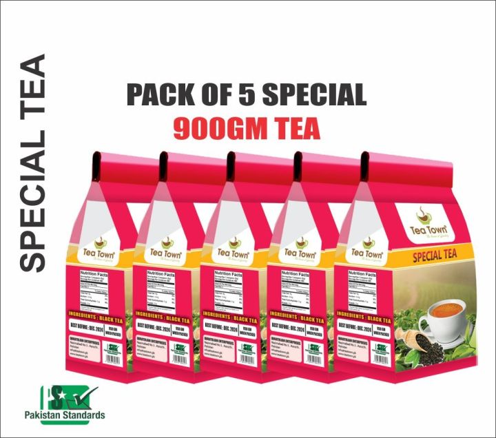 Tea Town Special Tea 900 Gram (Pack Of 5) | Daraz.pk