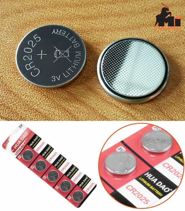 5pcs 3V Button Battery CR2025 DL2025 BR2025 KCR2025 coin Cell Lithium ...