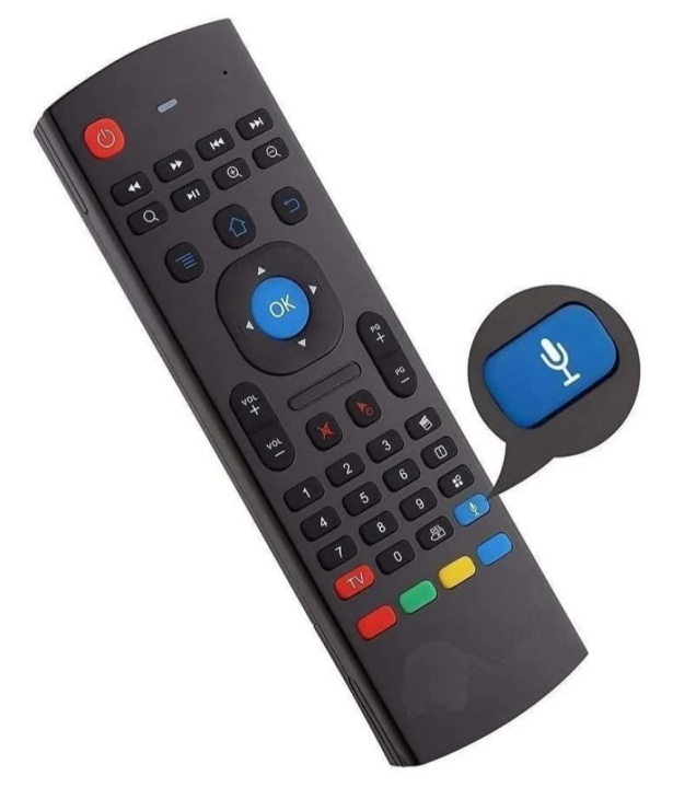 MX3 Air Mouse Remote for Smart TV with Built-in QWERTY Keyboard | Smart ...