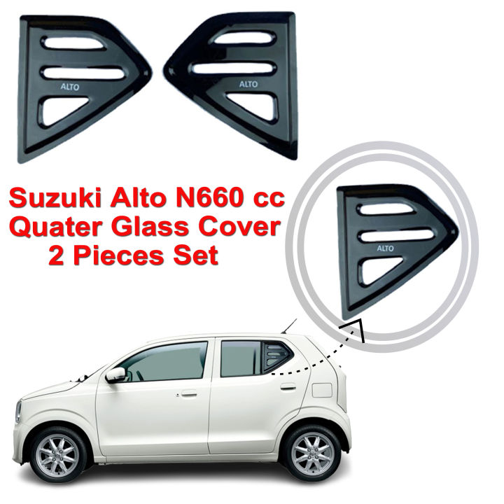 Suzuki Alto 660 cc Rear Quater Glass Covers - 2 Pieces set (White ...