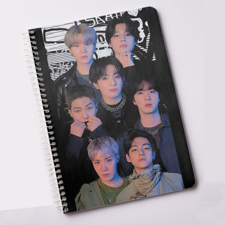 BTS Members Notebook For Army Boys and Girls Fans Spiral KPOP Notepad ...