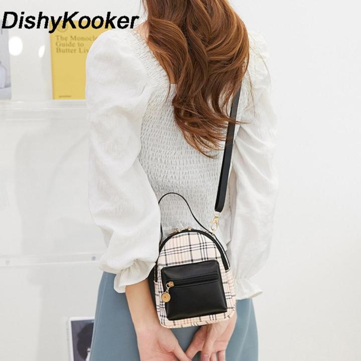 DishyKooker Women Backpack With Soft Handle Artificial Leather Mini ...