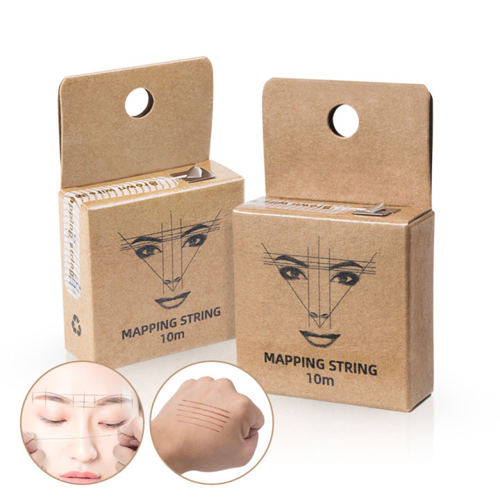 Brown Eyebrow Tattoo Auxiliary Drawing Line Positioning Eyebrow Shaping ...