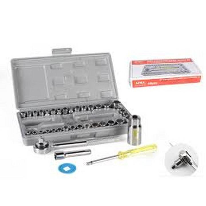 Original Aiwa 40 Piece Toolkit Tool kit Combination Socket Ratchet ...