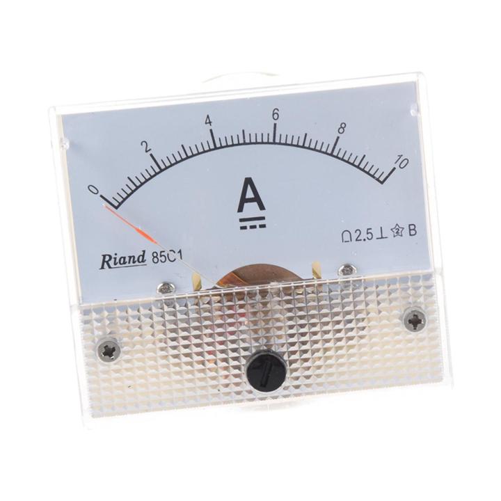 85C1 DC 0-10A Rectangle og Panel Ammeter Gauge | Daraz.pk