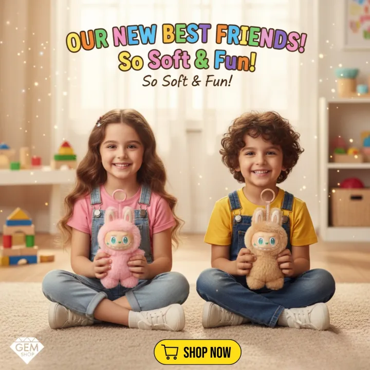 Labubu Doll 3rd Generation – Big Size – Original Labubu doll Pop Mart ...