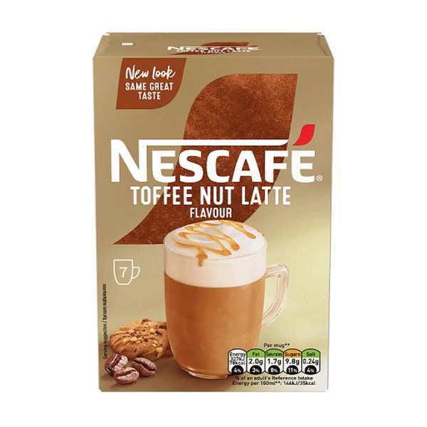 Nescafe Toffee Nut Latte Flavour 7x130.2g | Daraz.pk