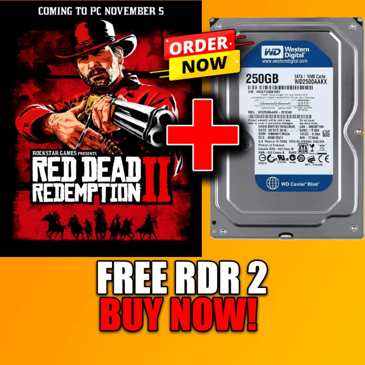Red Dead Redemption 2 (RDR2) PC Game on 250GB Hard Drive | High ...