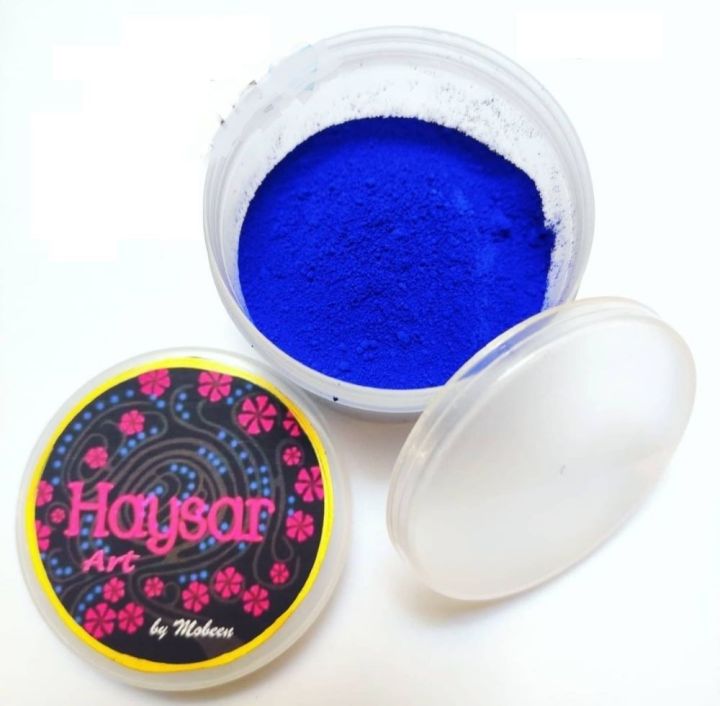 Fluorescent Pigment Powder DARK BLUE Color – Fluorescent Color – Neon ...