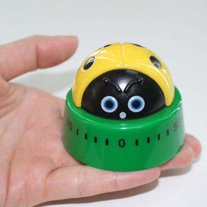 60 Minute Ladybug Mechanical Timer Kitchen Soup Cooking Countdown Timer ...