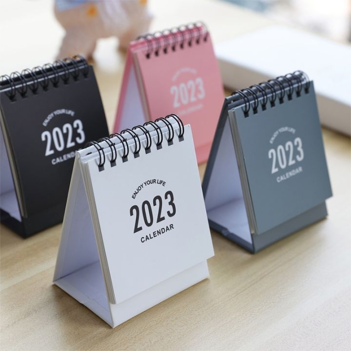 Cute Mini Calendar 2023 Desktop Planner Schedule Kawaii Yearly Agenda ...