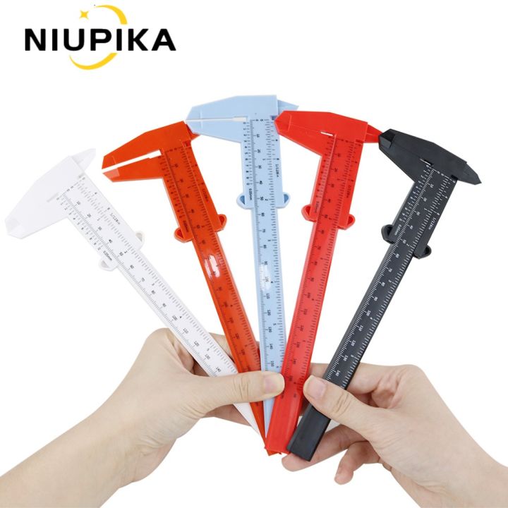 DIY Tool Vernier calipers Double Scale Rulers Plastic Caliper Depth ...