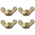 4Pcs High Quality M4 M5 M6 M8 M10 Brass Wing Nuts Hand Tighten Nuts ...