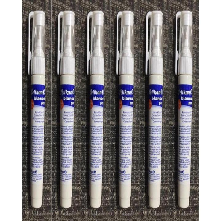 Pelikan Blanco Pen/ Correction pen / Whito 7ml Art # B933/D (6 Pcs ...
