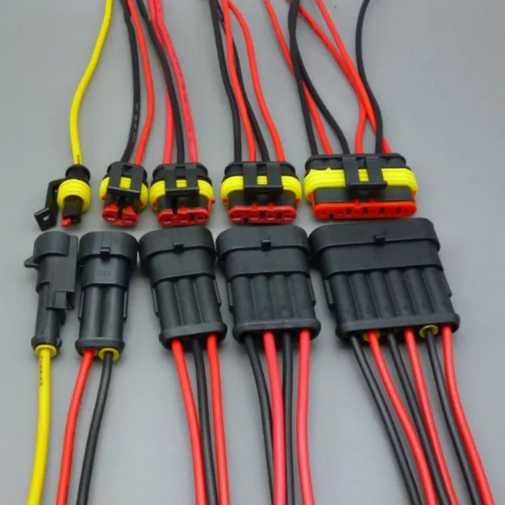 1set Line Docking Ebike Terminal Plug Kits Male Female cable Motorcycle ...