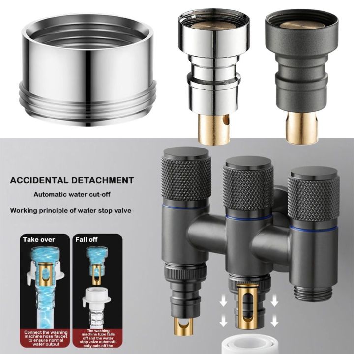 Useful DIY Faucet Spout Water Stop Filling Valves Replace Automatic ...