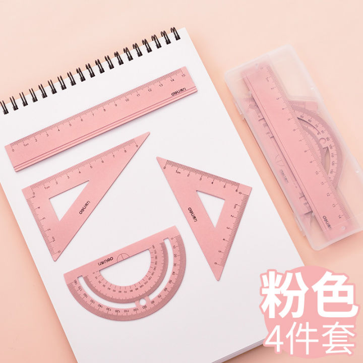 Powerful triangle set ruler metal ruler student with set ruler ...