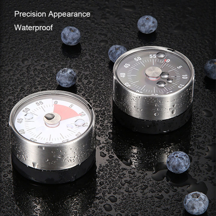 Mechanical Countdown Timers Magnetic Backing 60-Minute Visual Stopwatch ...