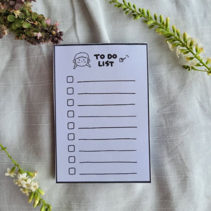 A7 To do list , Daily to do pad, task checker, 30 Sheets Daily Schedule ...