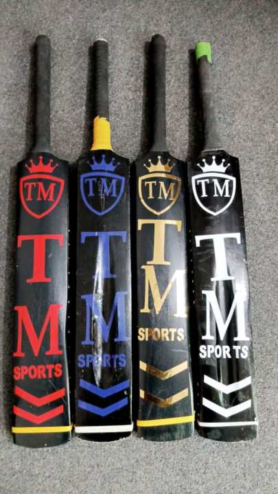 JD TM Softball Cricket Bat,Woden Handel Tape Ball Bat, Sialkot Made ...
