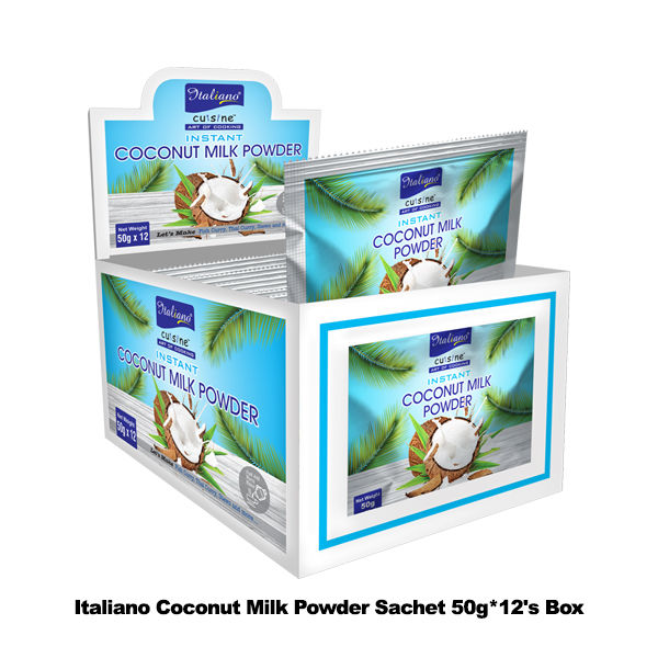 Italiano Coconut Milk Powder Sachet 50g*12's Box | Daraz.pk