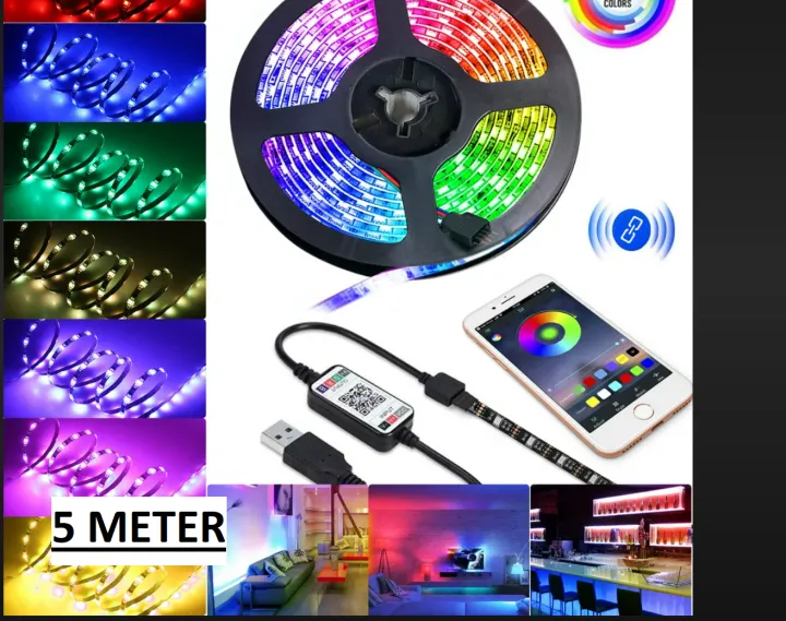 RGB Led Lights for Bedroom, 10 Feet Led Strip Lights RGB LED Strip ...