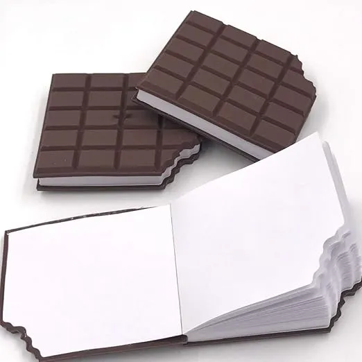 1pc Creative Chocolate Cookies Shape Notebook Students Cartoon Cute ...