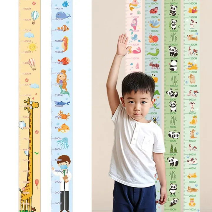 Durable 2M Height Height Measurement Sticker Waterproof Self-adhesive ...